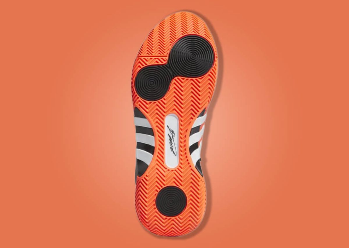 The adidas D.O.N. Issue 5 Solar Red Releases In November