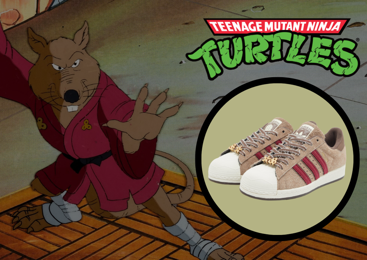 The Teenage Mutant Ninja Turtles x adidas Superstar Master Splinter ...