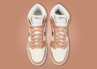 The Women's Exclusive Nike Dunk High Dusted Clay Pale Ivory Releases ...