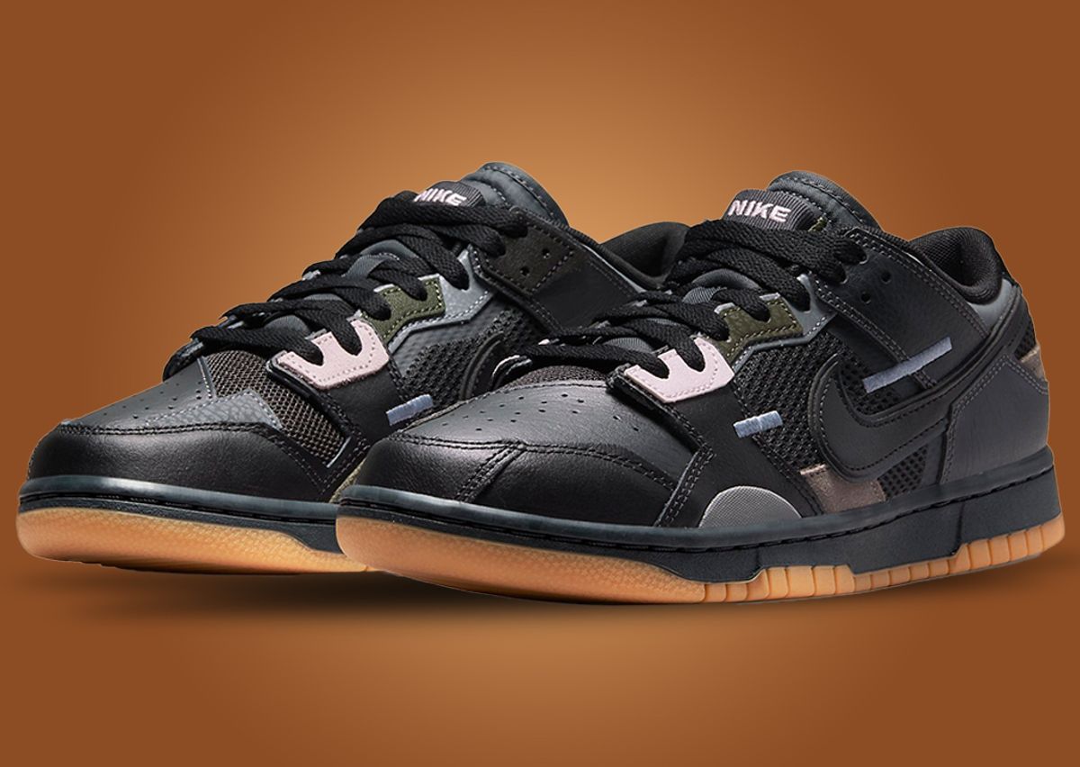 Gum Bottoms Enhance This Nike Dunk Low Scrap