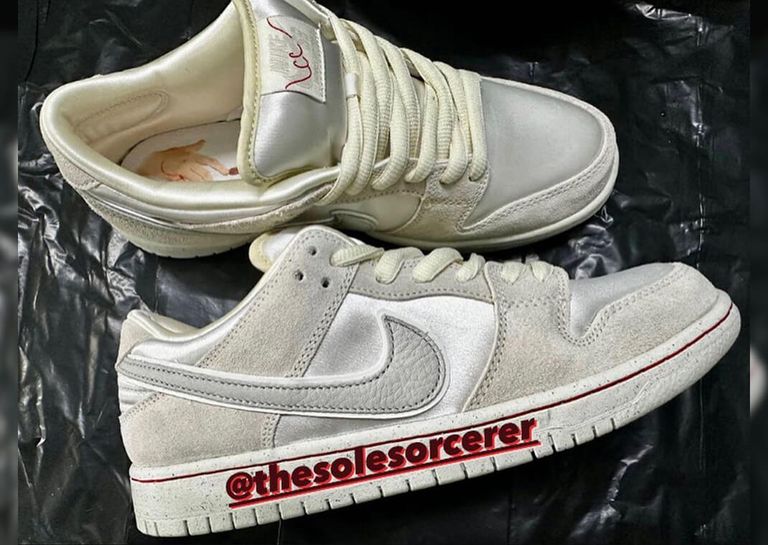 The Nike SB Dunk Low Valentine's Day City of Love Light Bone Releases ...