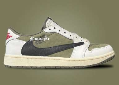 Travis Scott's Air Jordan 1 Retro Low OG Olive Alternate Releases ...