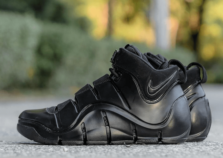The Nike Zoom LeBron 4 Black Anthracite Returns In Holiday 2023