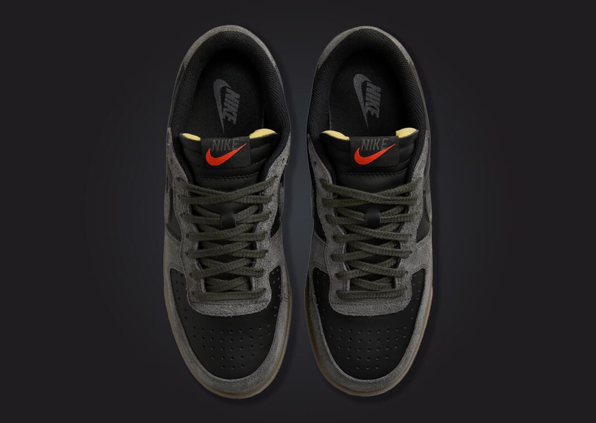 The Nike Terminator Low Menaces in Black and Medium Ash
