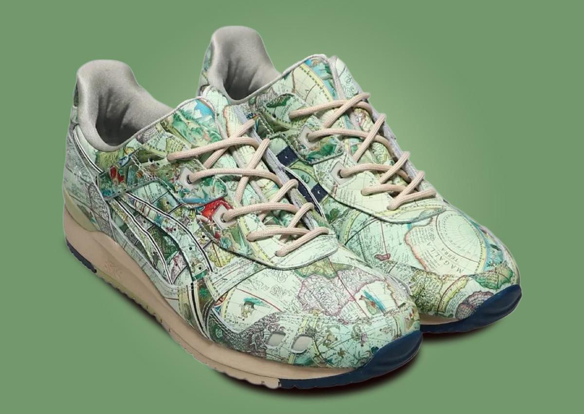 Asics Taps atmos For Another Map-Covered Gel-Lyte III Collaboration