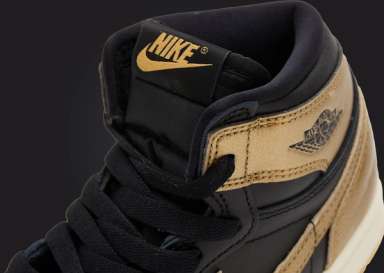 The Air Jordan 1 High Black Metallic Gold Releases Fall 2024