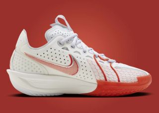 The Nike GT Cut 3 Summit White Picante Red Releases January 2024