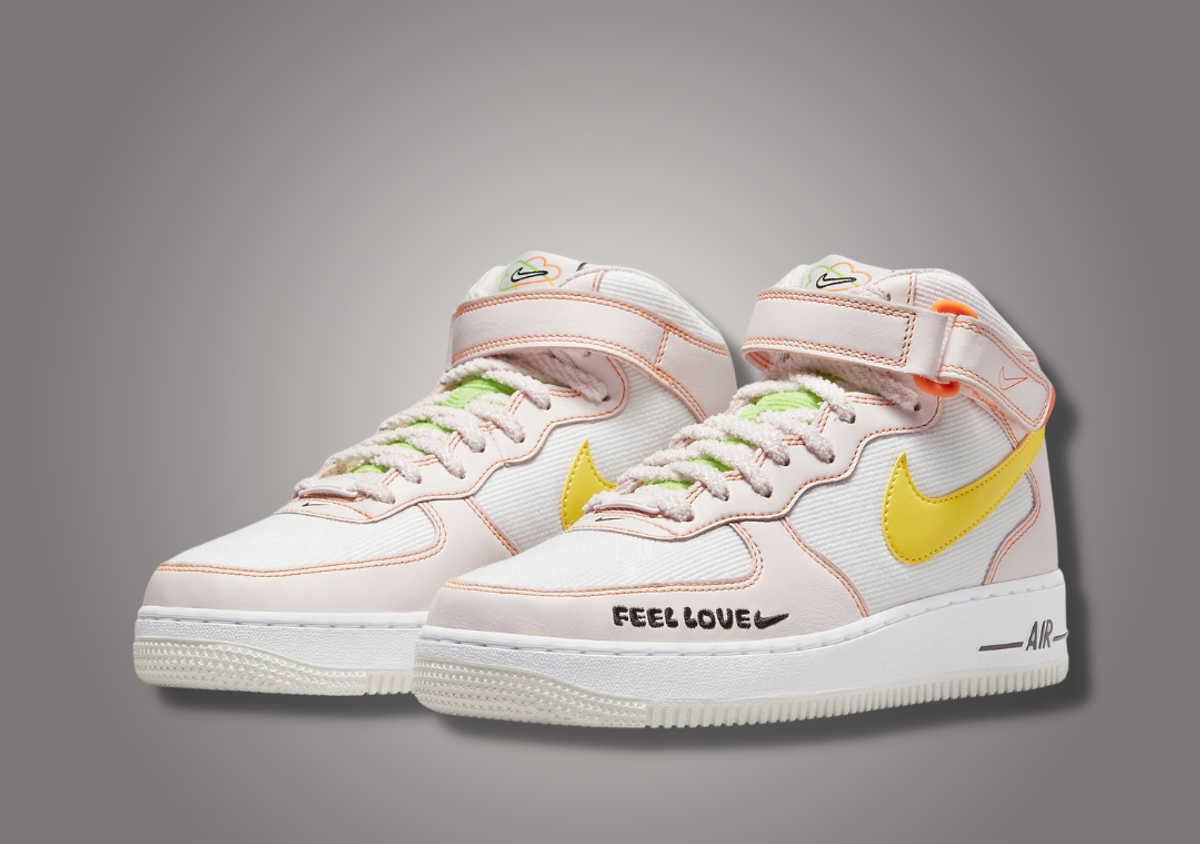 Love Is In The Air With The Nike Air Force 1 Mid Feel Love