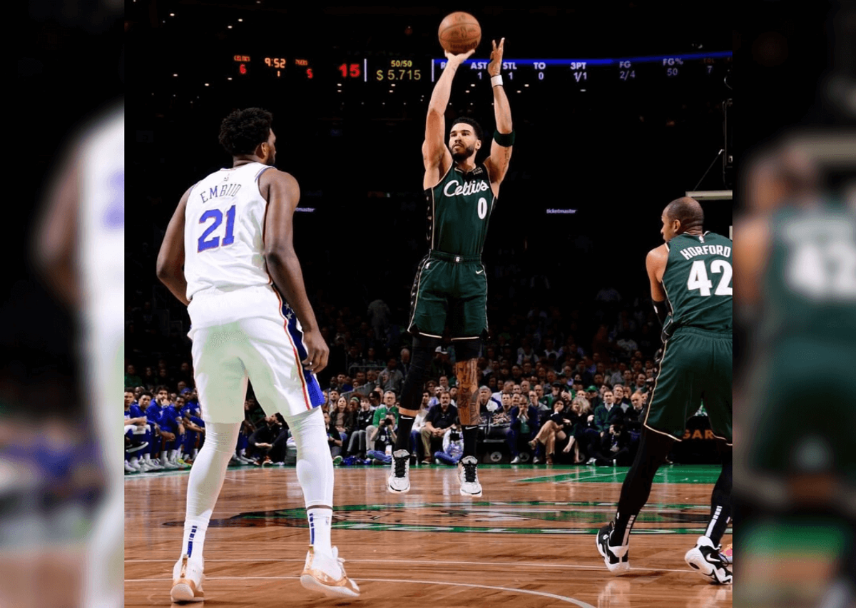 Jayson Tatum Sports a Snakeskin Jordan Tatum 1 PE