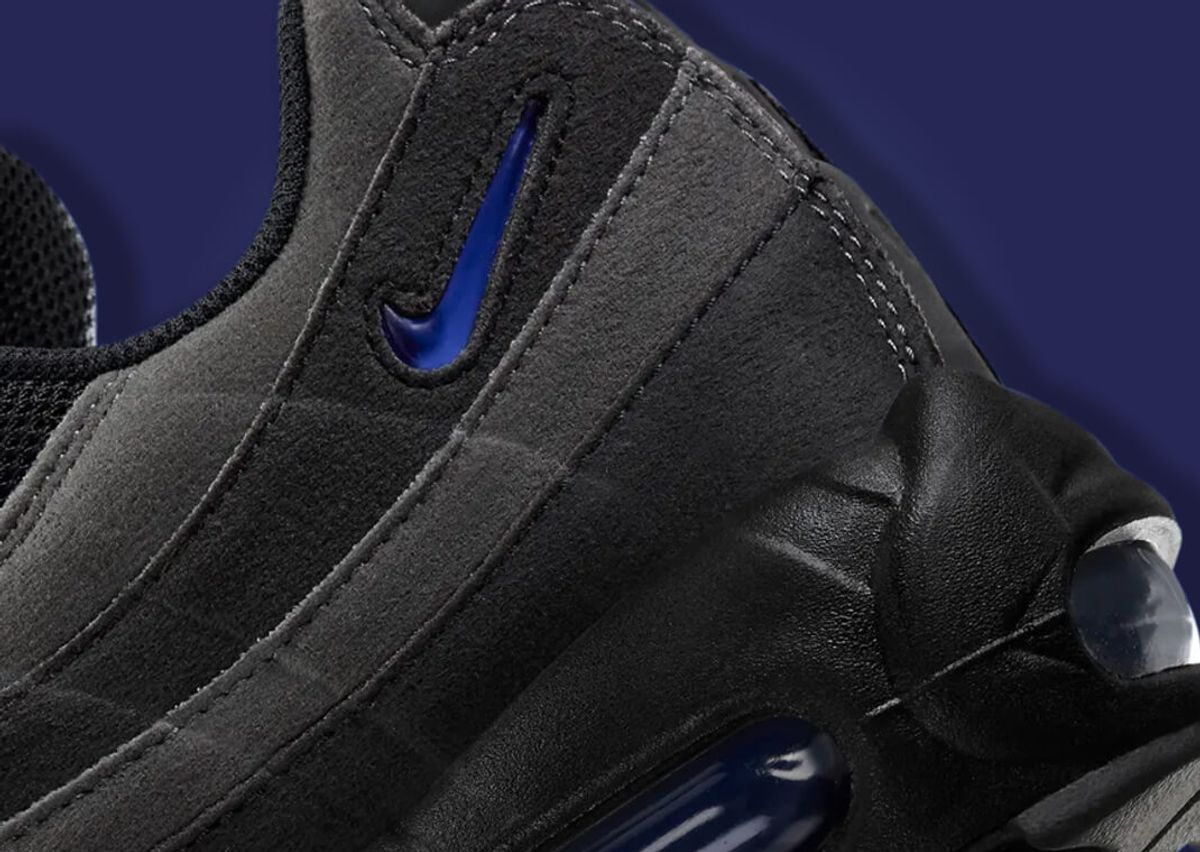 The Nike Air Max 95 Jewel Goes Dark in Cool Grey and Deep Royal Blue