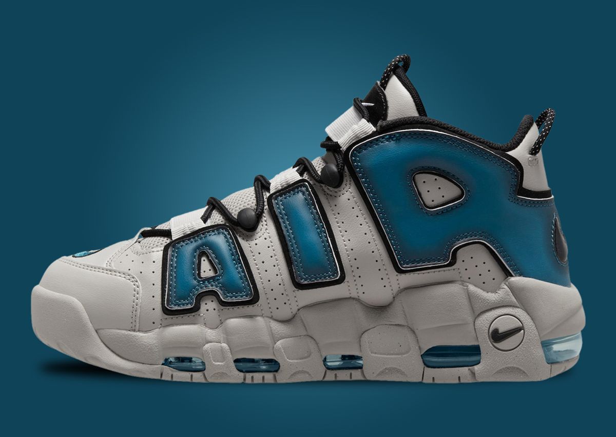 Industrial Blue Branding Takes Over This Nike Air More Uptempo