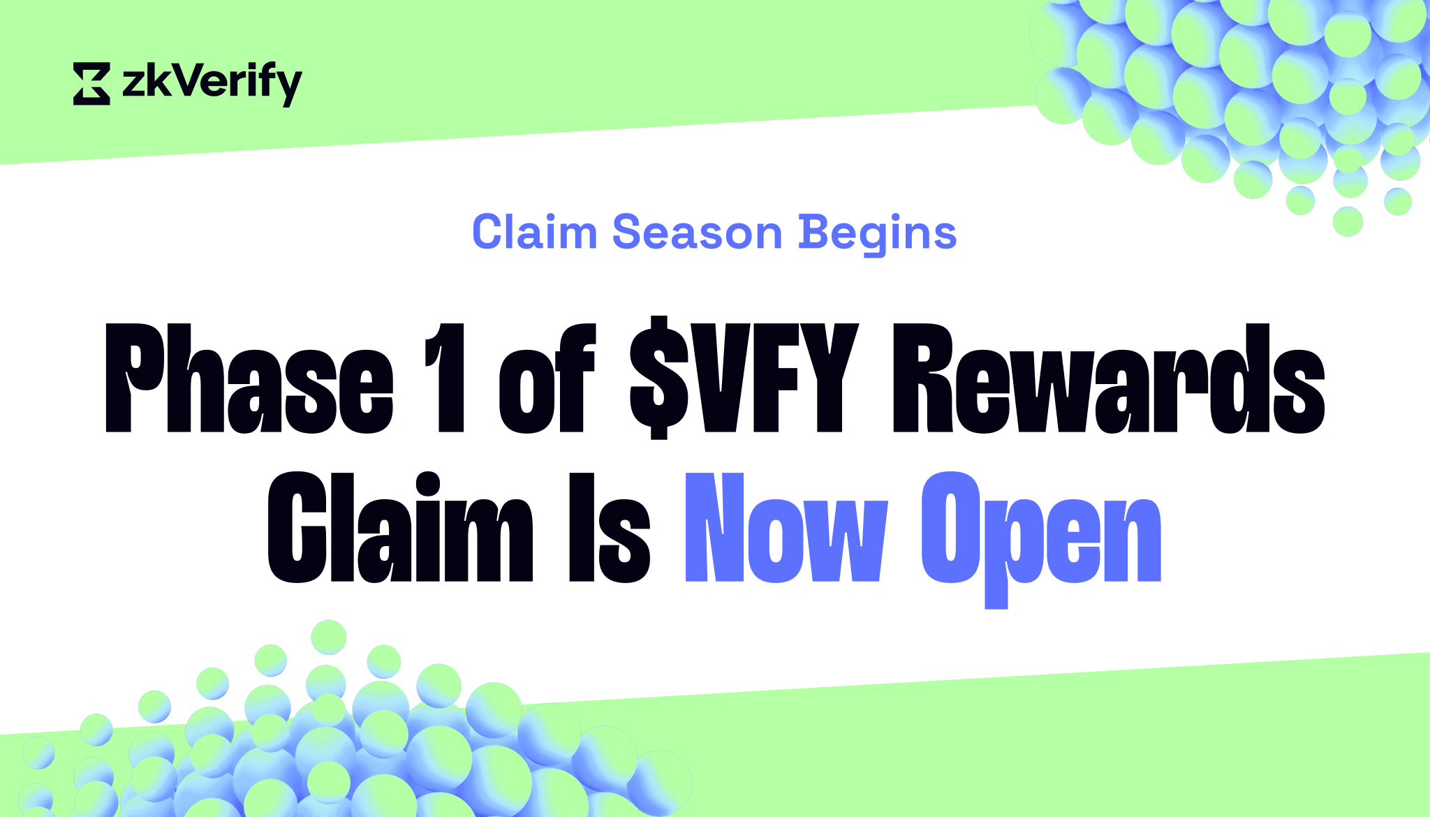 Phase 1 of $VFY Rewards Claim Is Now Open | zkVerify Blog