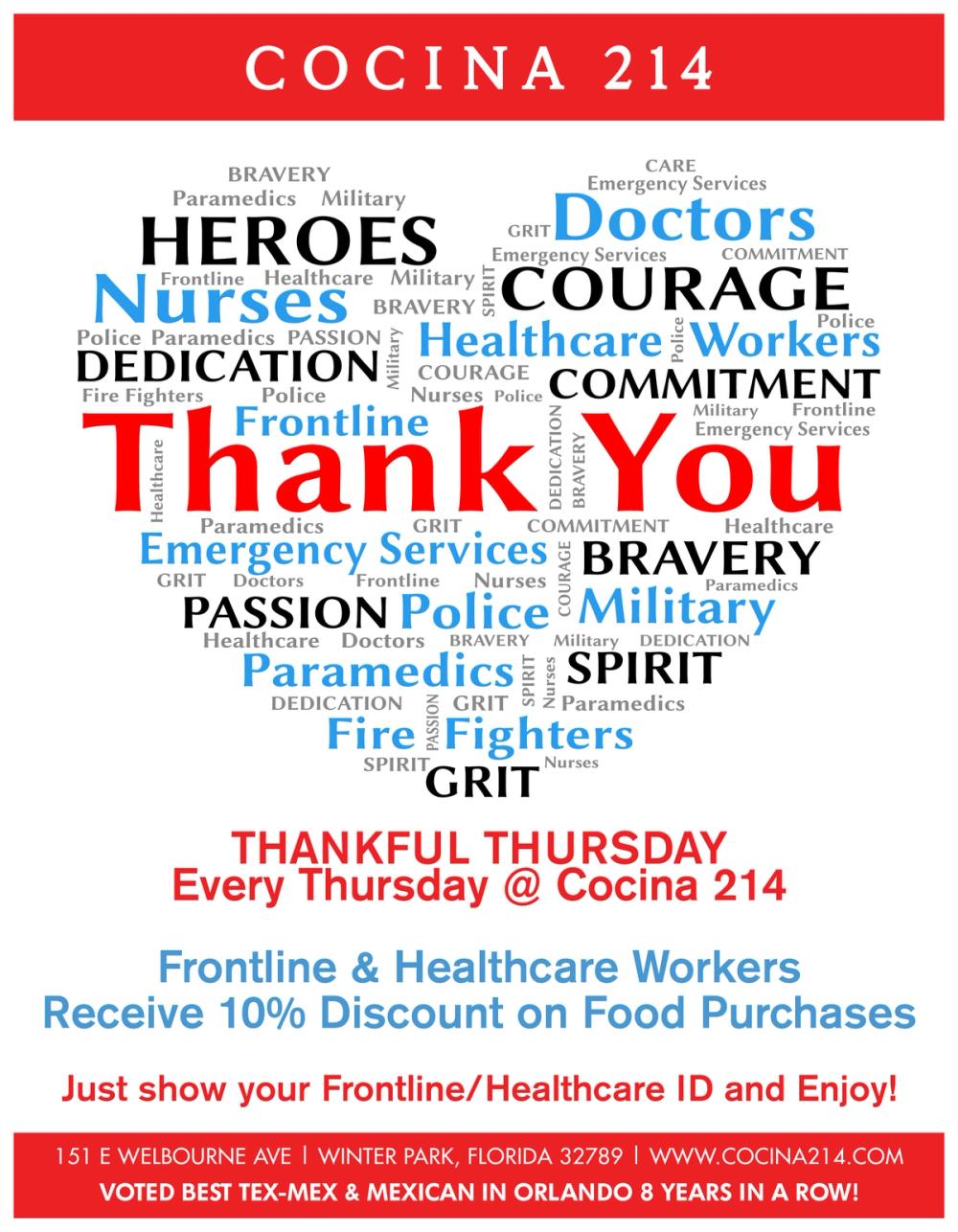 Thankful Thursdays at Cocina 214! | Cocina 214