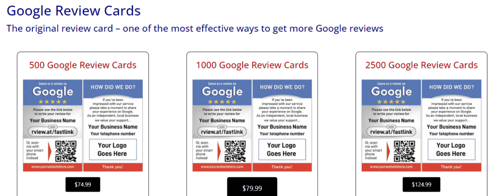 7 Best Google Review Cards for Business (Boost Brand Reputation) | Mike ...