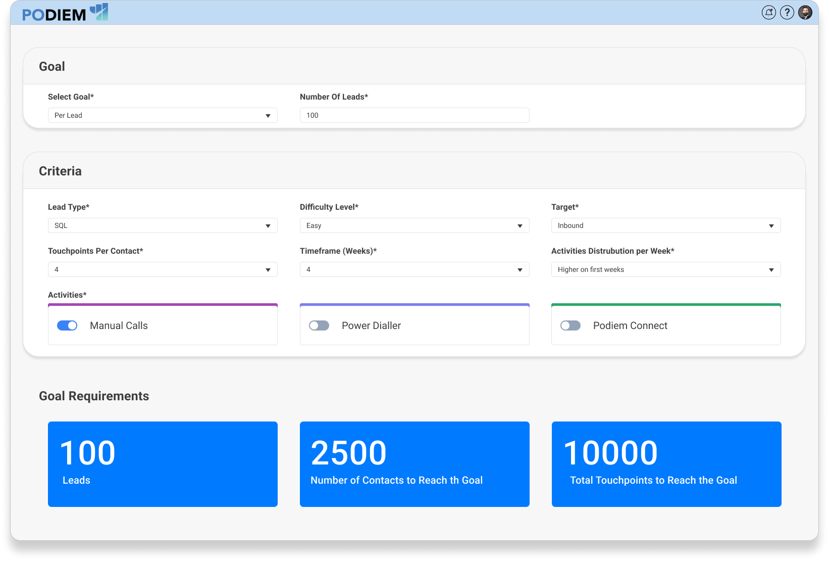 Podiem Website: The World's Best Sales Engagement Platform!