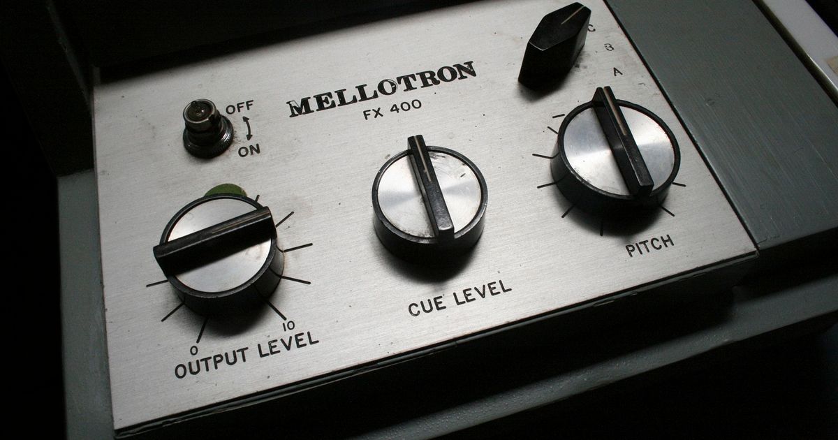 Mellotron FSound Effects Machine display image | NFSA