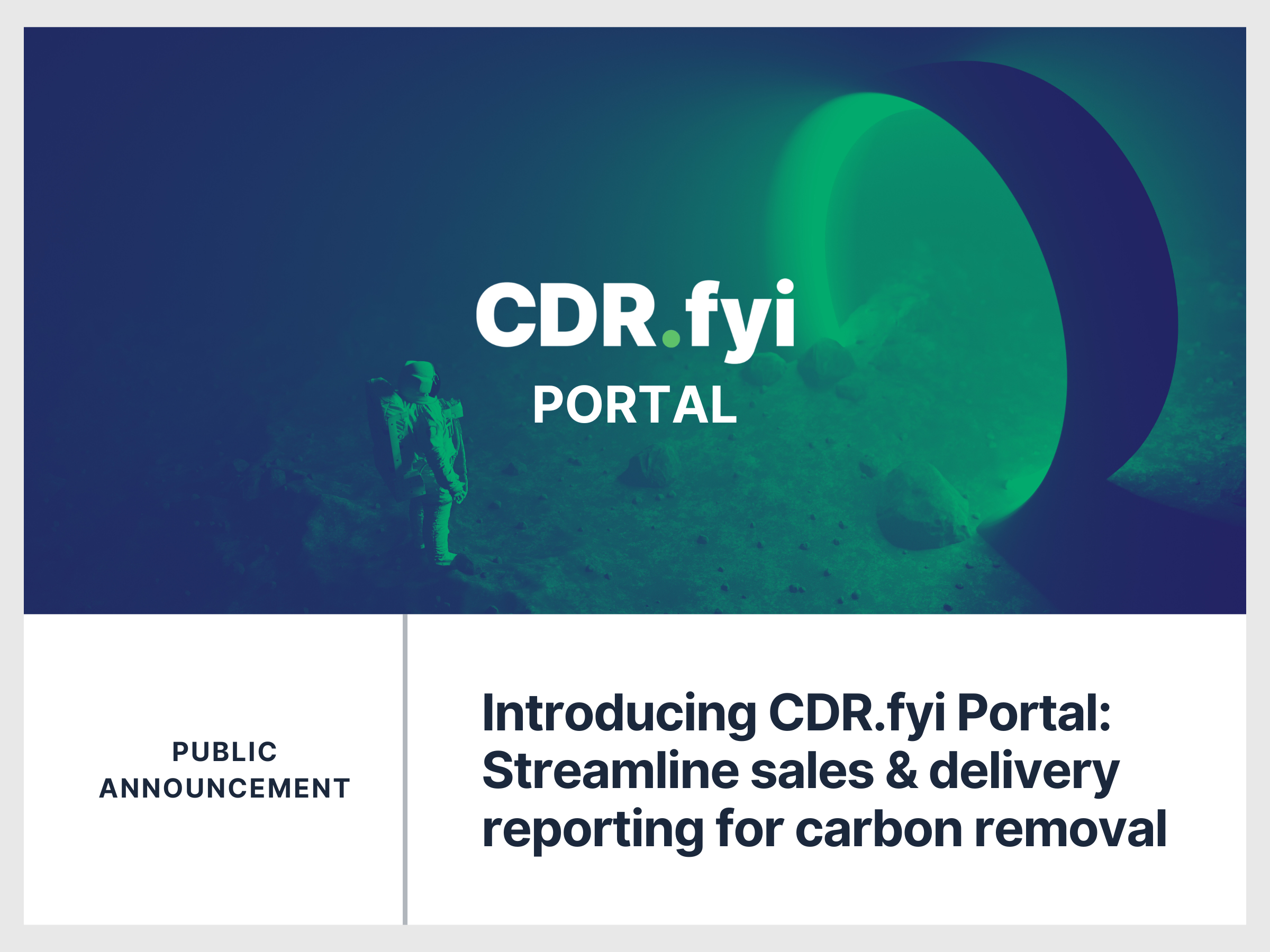 Introducing the CDR.fyi Portal: Streamline sales & delivery reporting ...