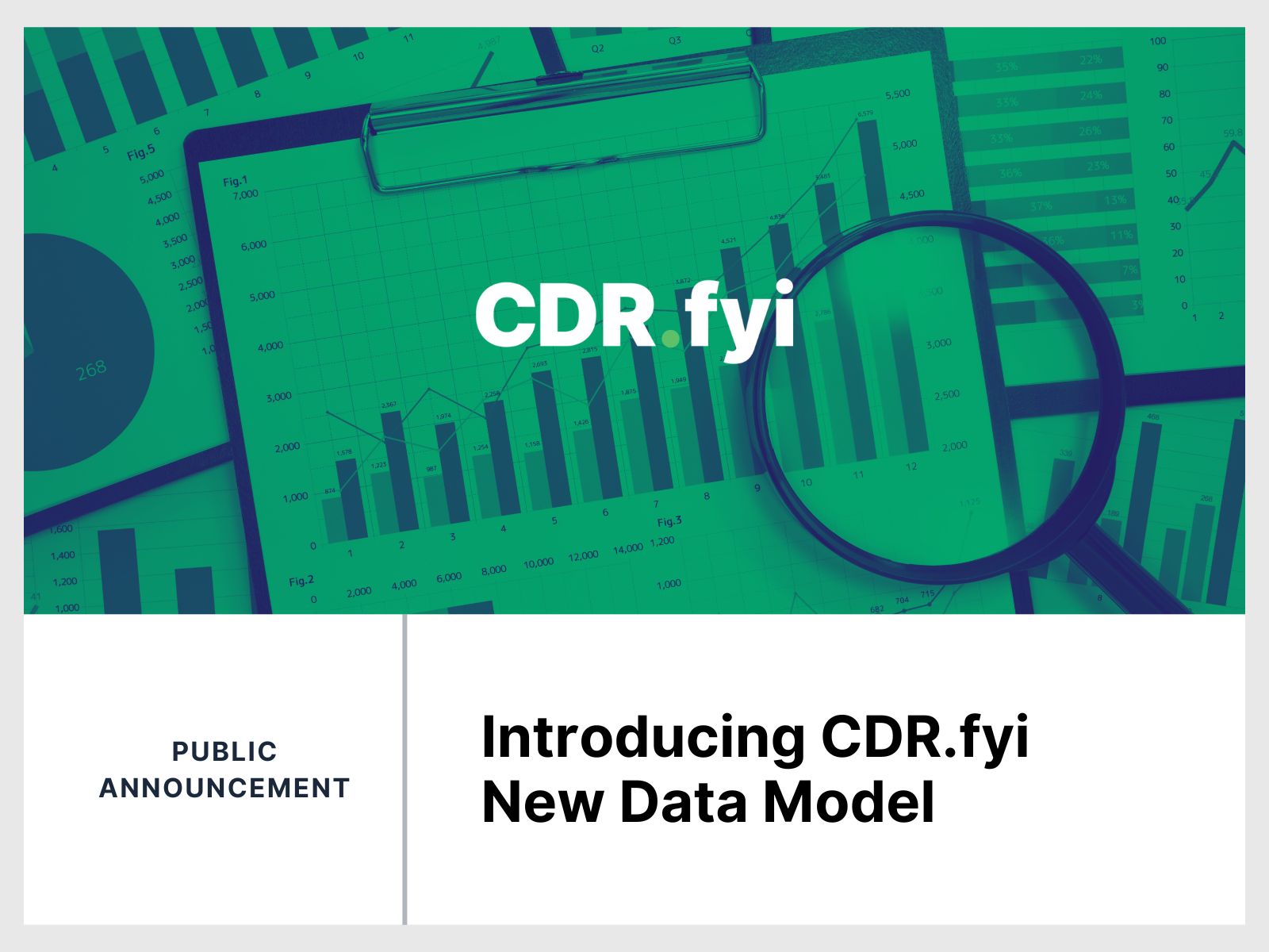 Introducing CDR.fyi New Data Model