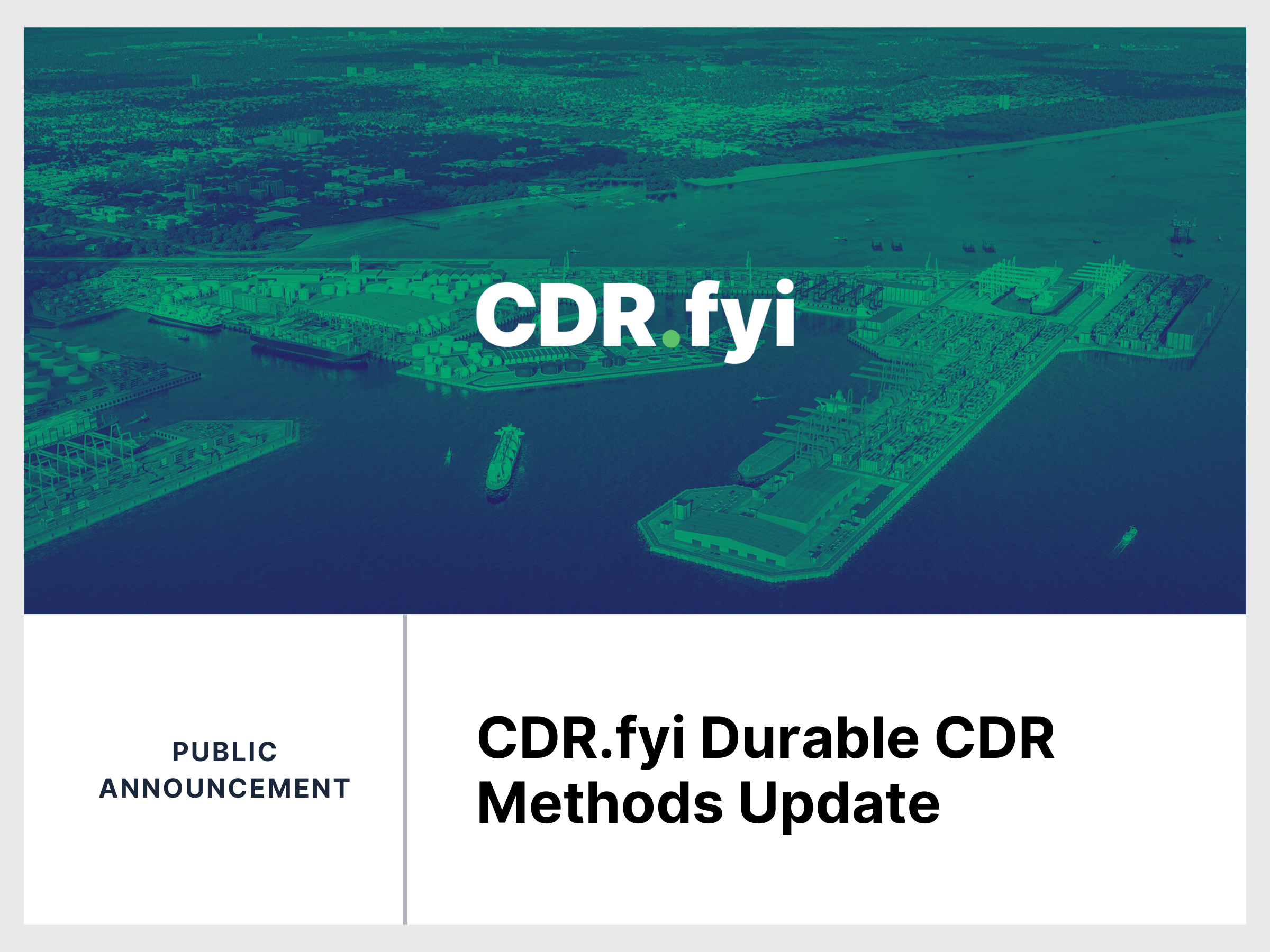 CDR.fyi Durable CDR Methods Update | June 2025