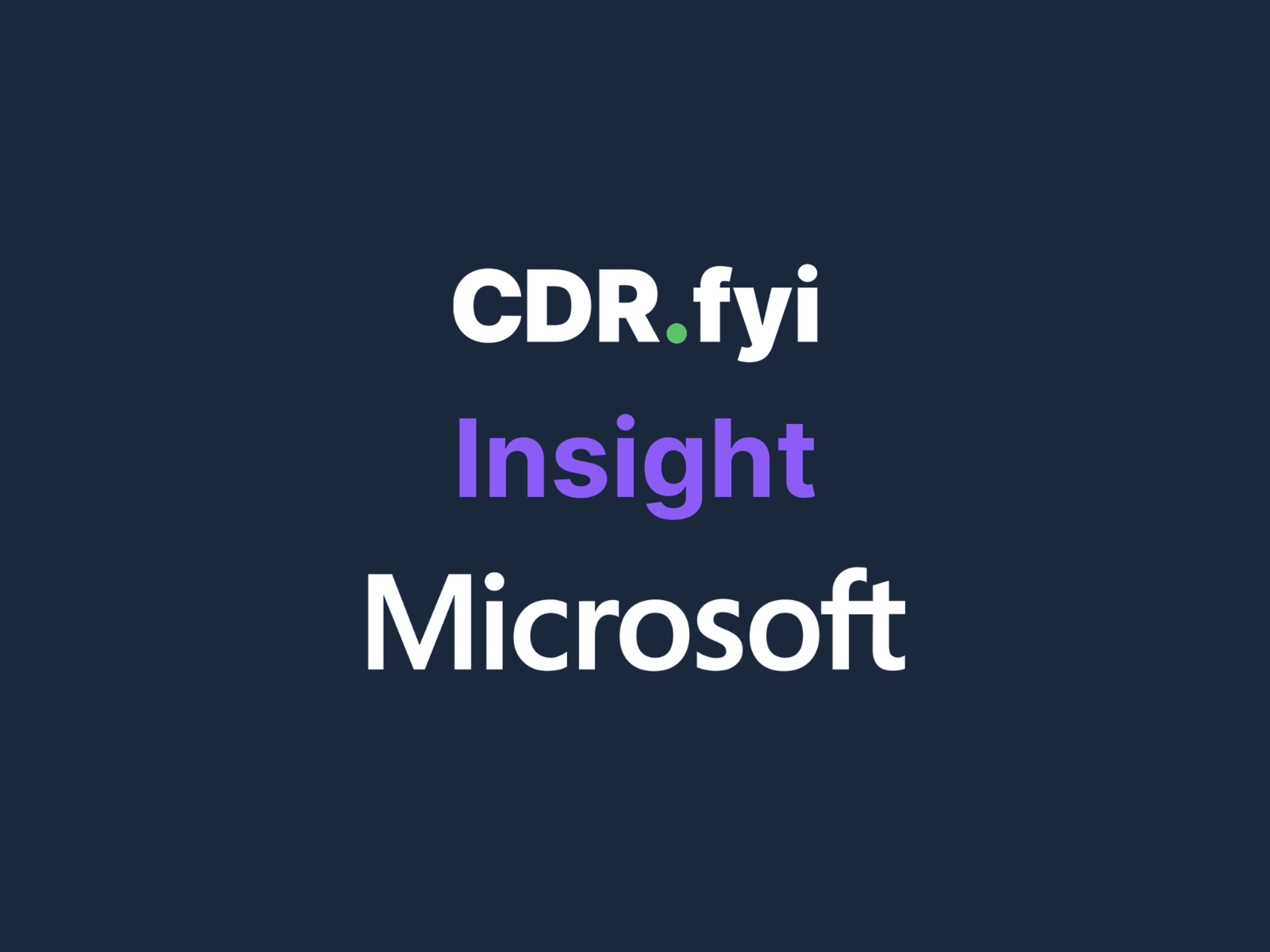 CDR.fyi