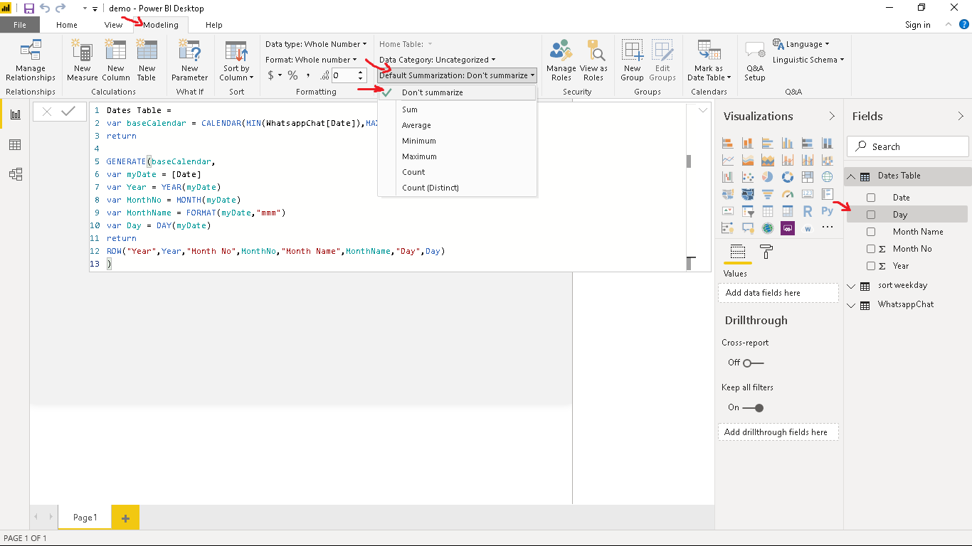 Visualizing WhatsApp Chats using Python and Power BI – Part 2 ...