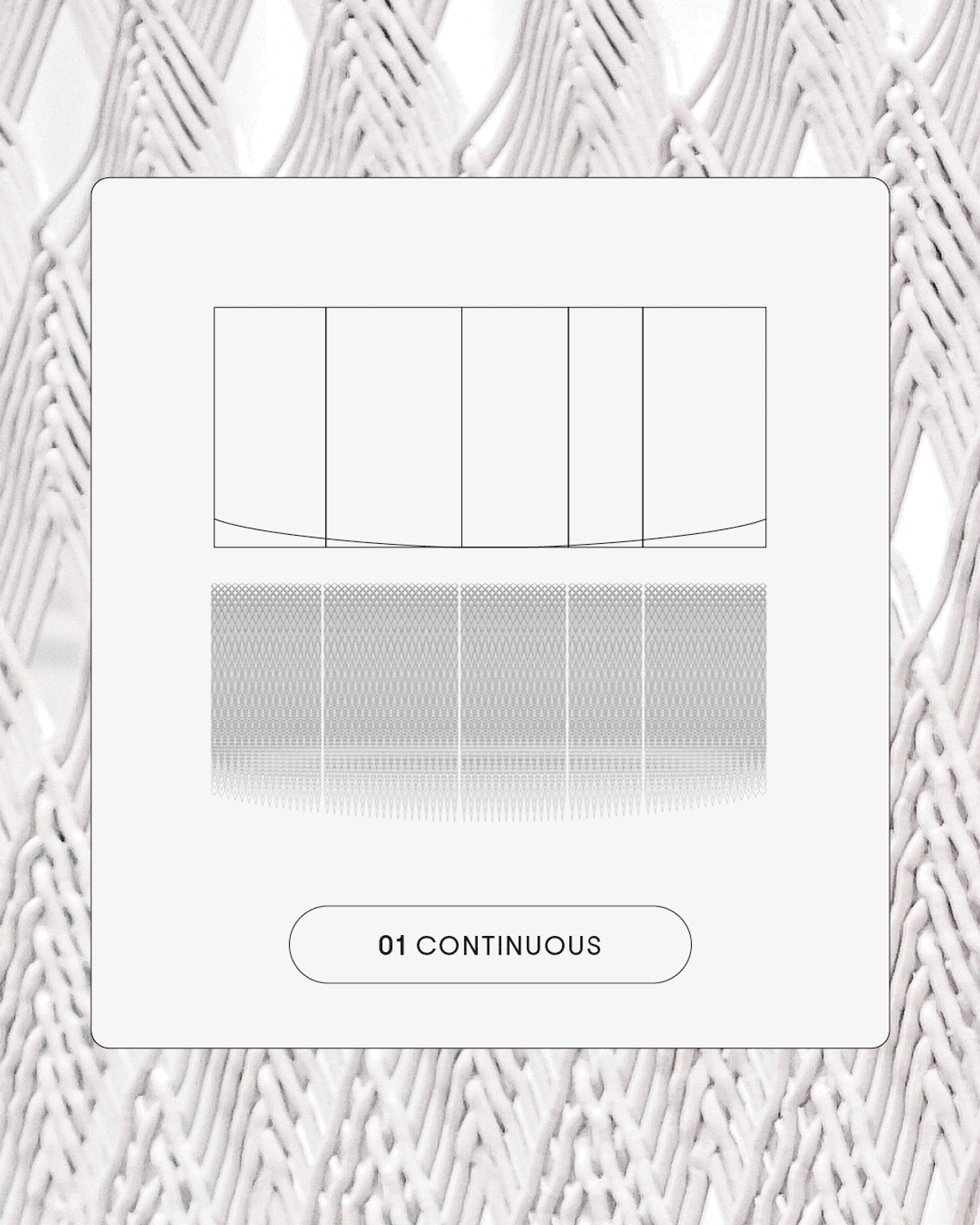 Crochet Curtain Dividers are digitally crafted at scale