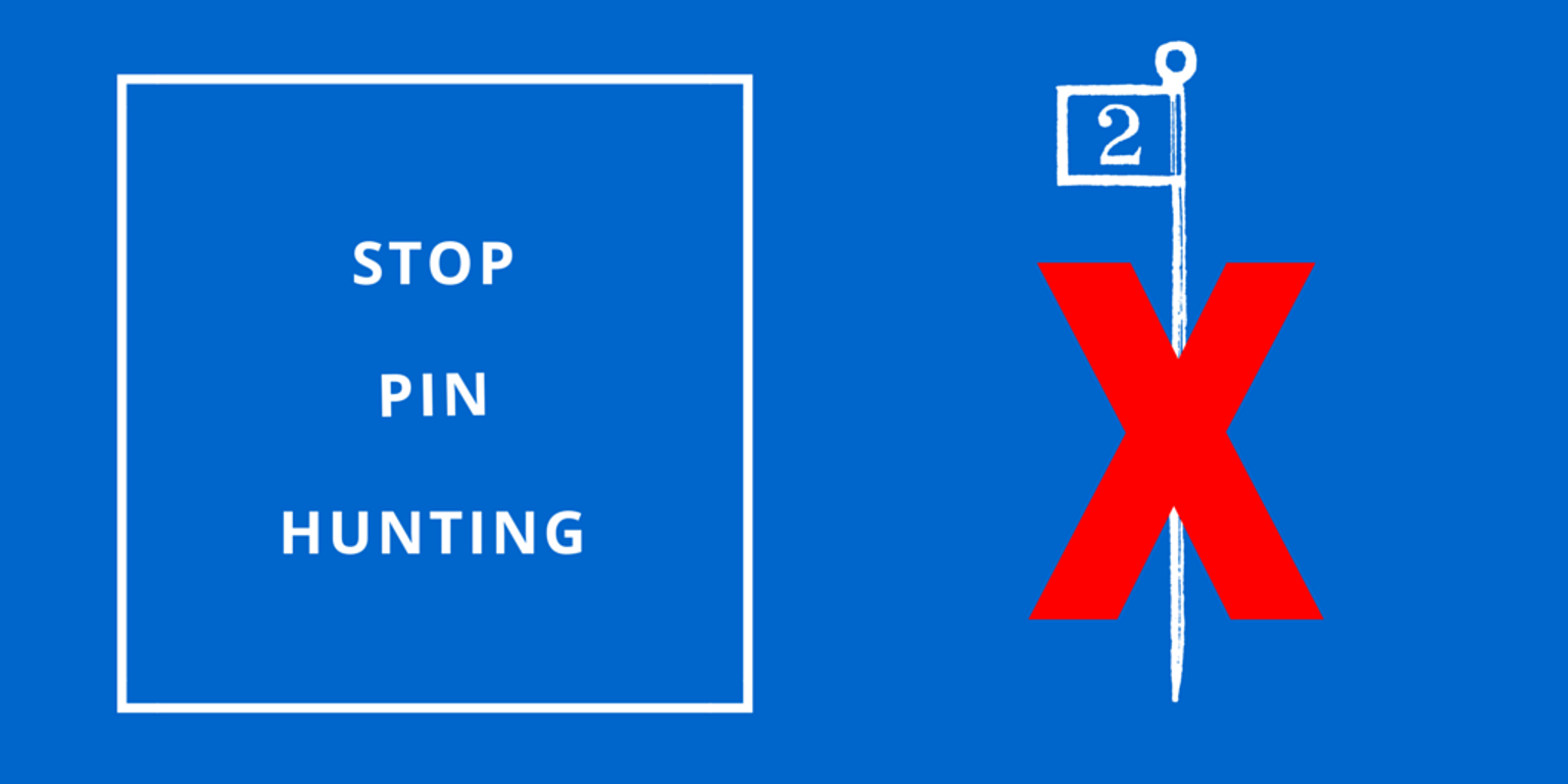 Stop Aiming at the Pin! · Practical-Golf.com