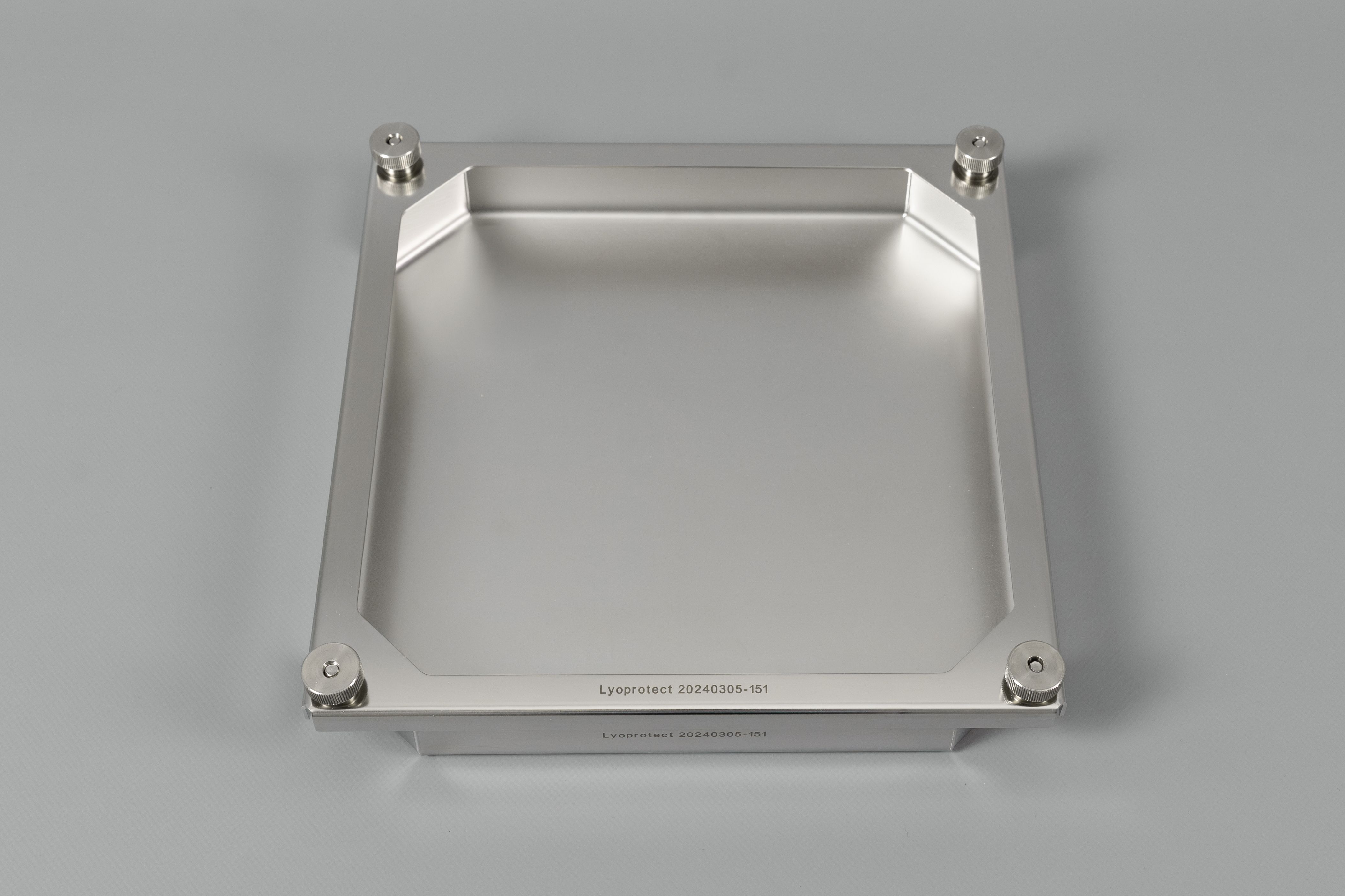Quick-Fastening Steel Trays for Lyophilization | Teclen