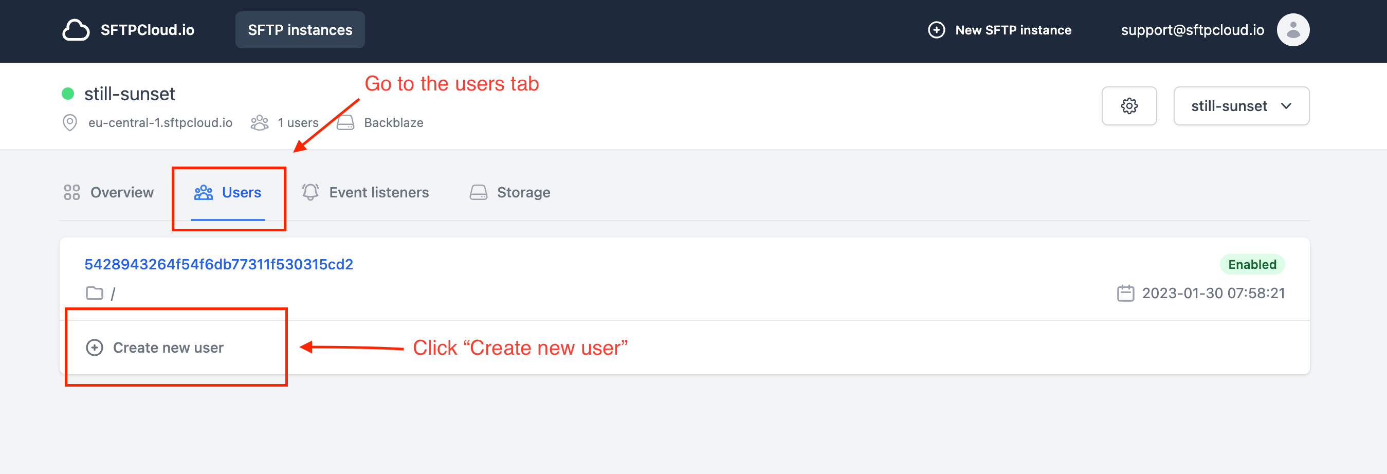 SFTPCloud - Cloud powered SFTP/FTPS servers