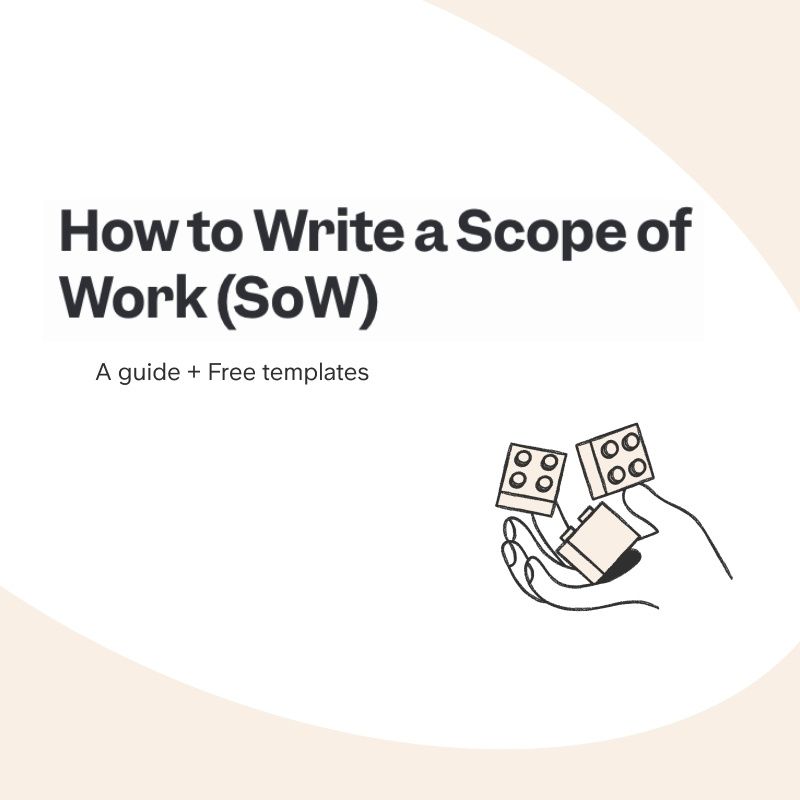 How to Write a Scope of Work (SoW): A Guide & Free Template