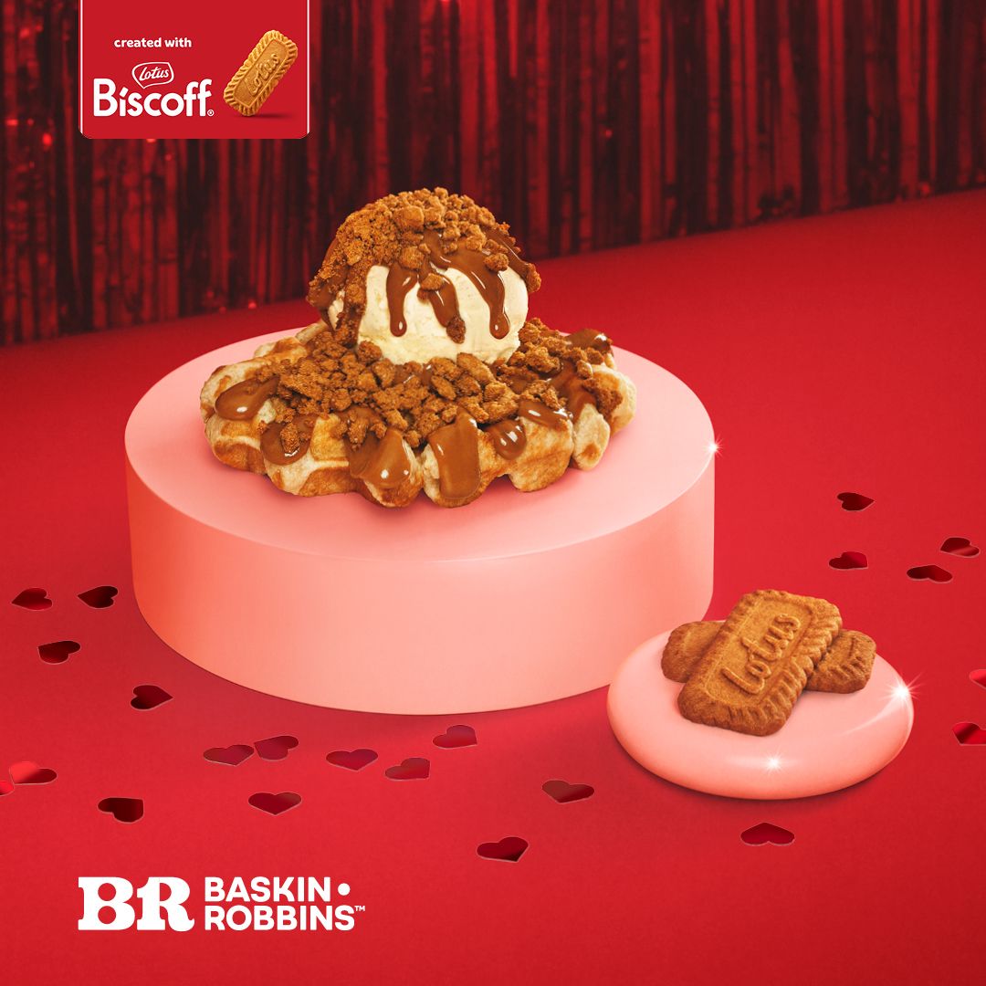 Baskin-Robbins and Biscoff Menu