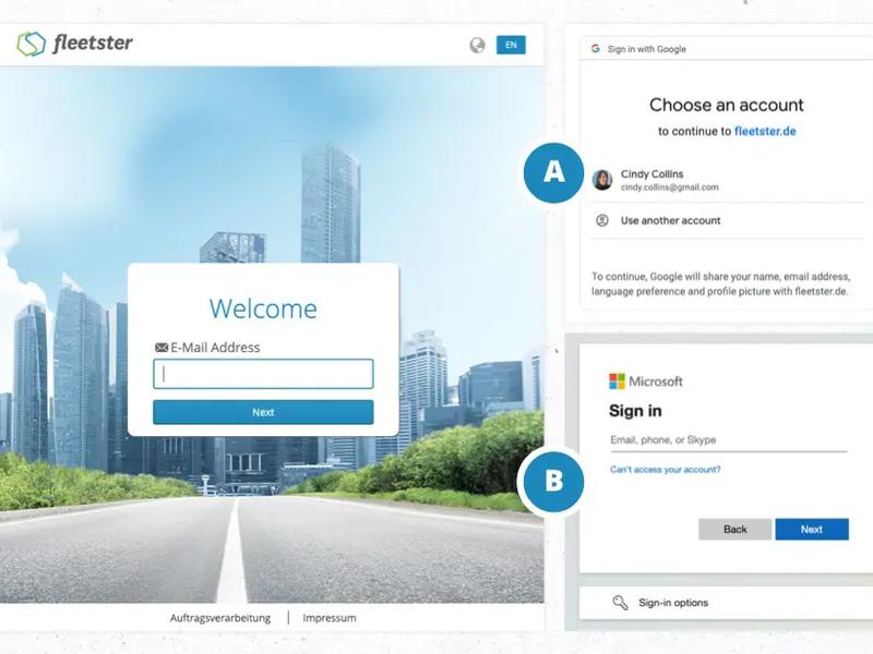 Single Sign-On in fleetster