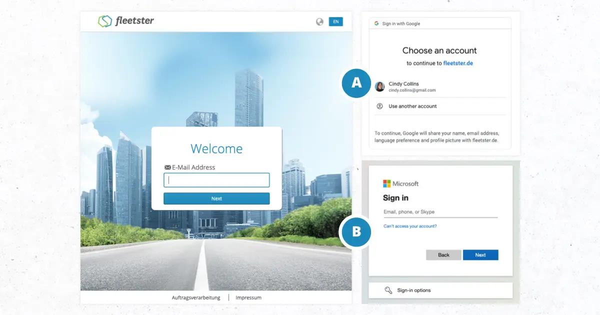 Single Sign-On in fleetster