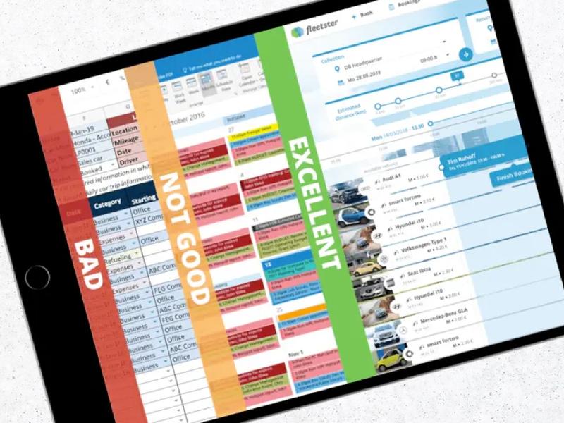 Excel and Outlook for pool vehicles