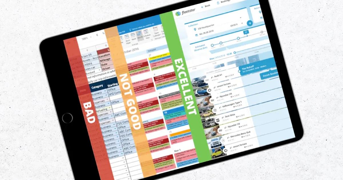 Excel and Outlook for pool vehicles