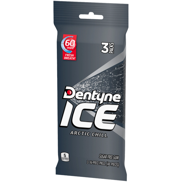 Dentyne Ice Arctic Chill (3 pack - 16 pieces each) | Dentyne US