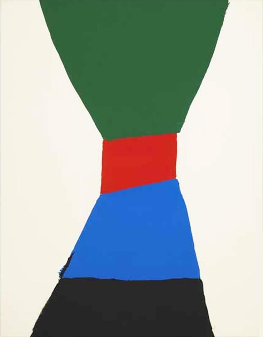 Jack Bush Red Sash (Signed Print) 1965