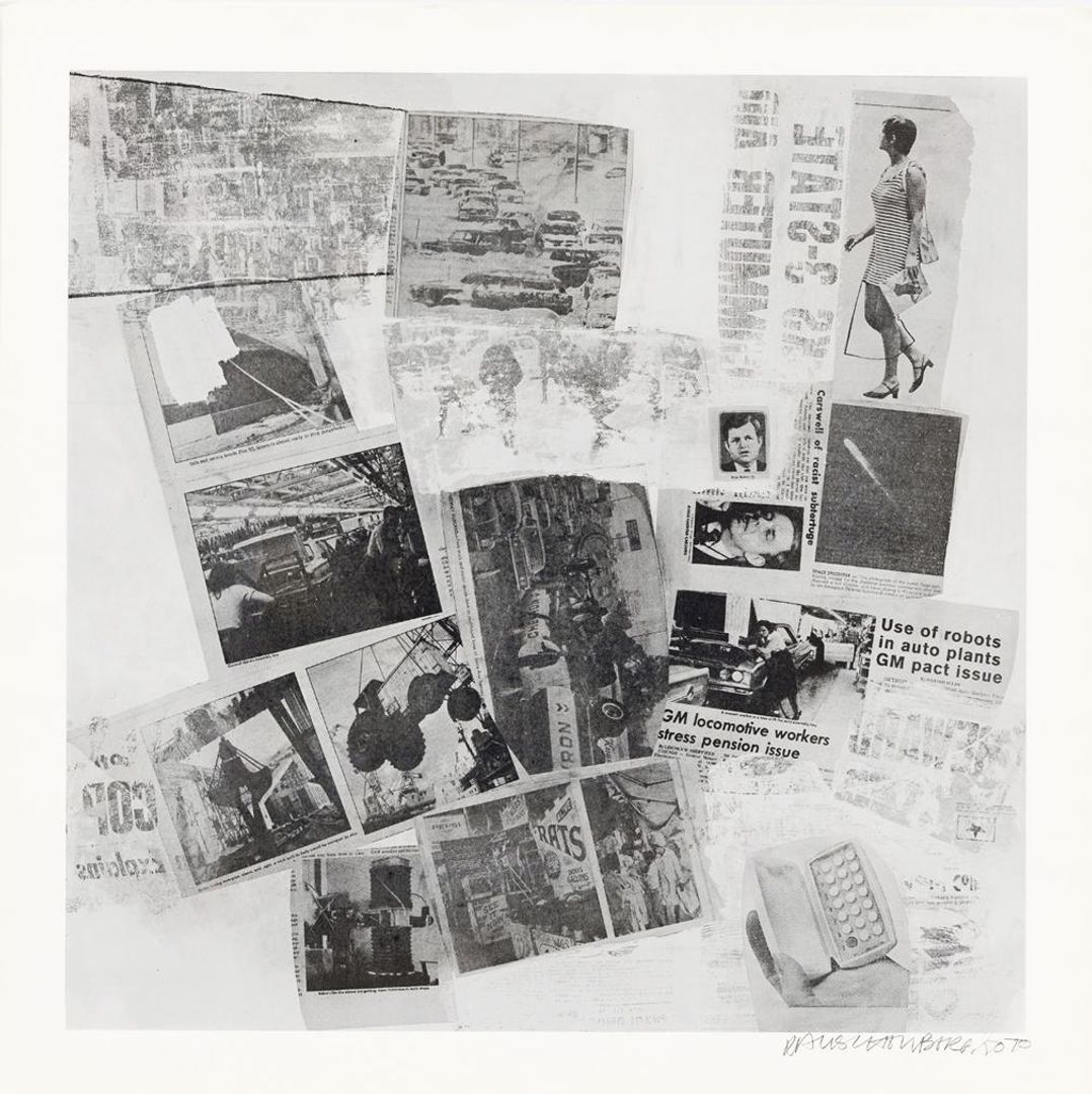 Robert Rauschenberg Features XI (Signed Print) 1970 | MyArtBroker