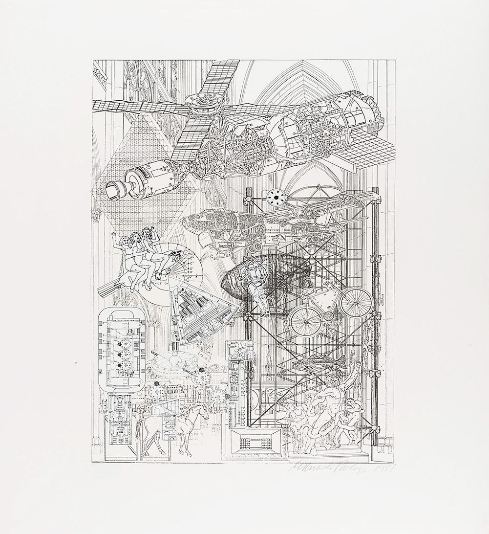Eduardo Paolozzi Blueprints For A New Museum 6 (Signed Print) 1981 ...
