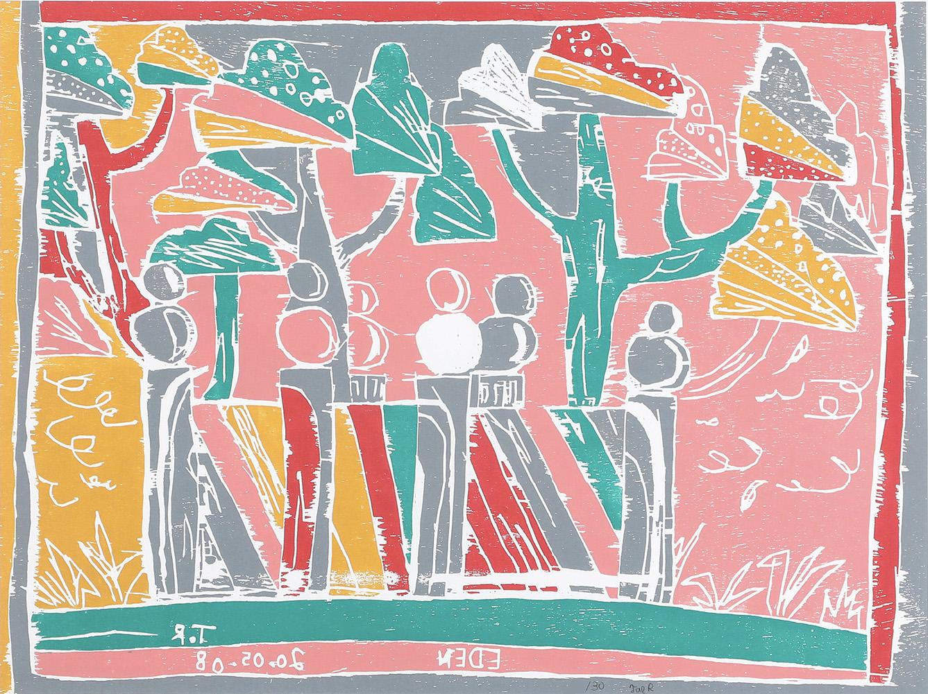 Tal R Edelweiss IV (Signed Print) 2008