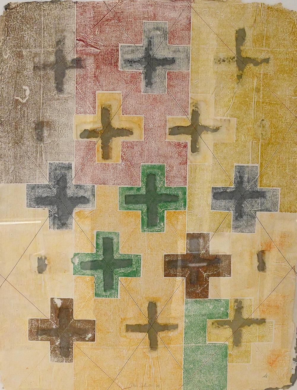 Alan Shields Treasure Map (light) (Signed Print) 1980 | MyArtBroker