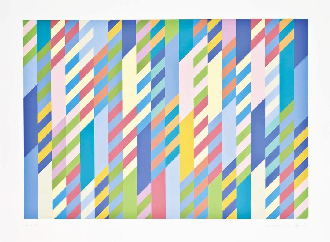 Bridget Riley June (Signed Print) 1992 | MyArtBroker