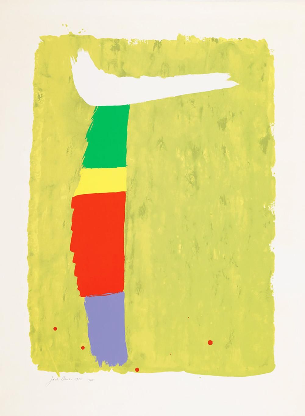 Jack Bush White Flip (Signed Print) 1974 | For Sale