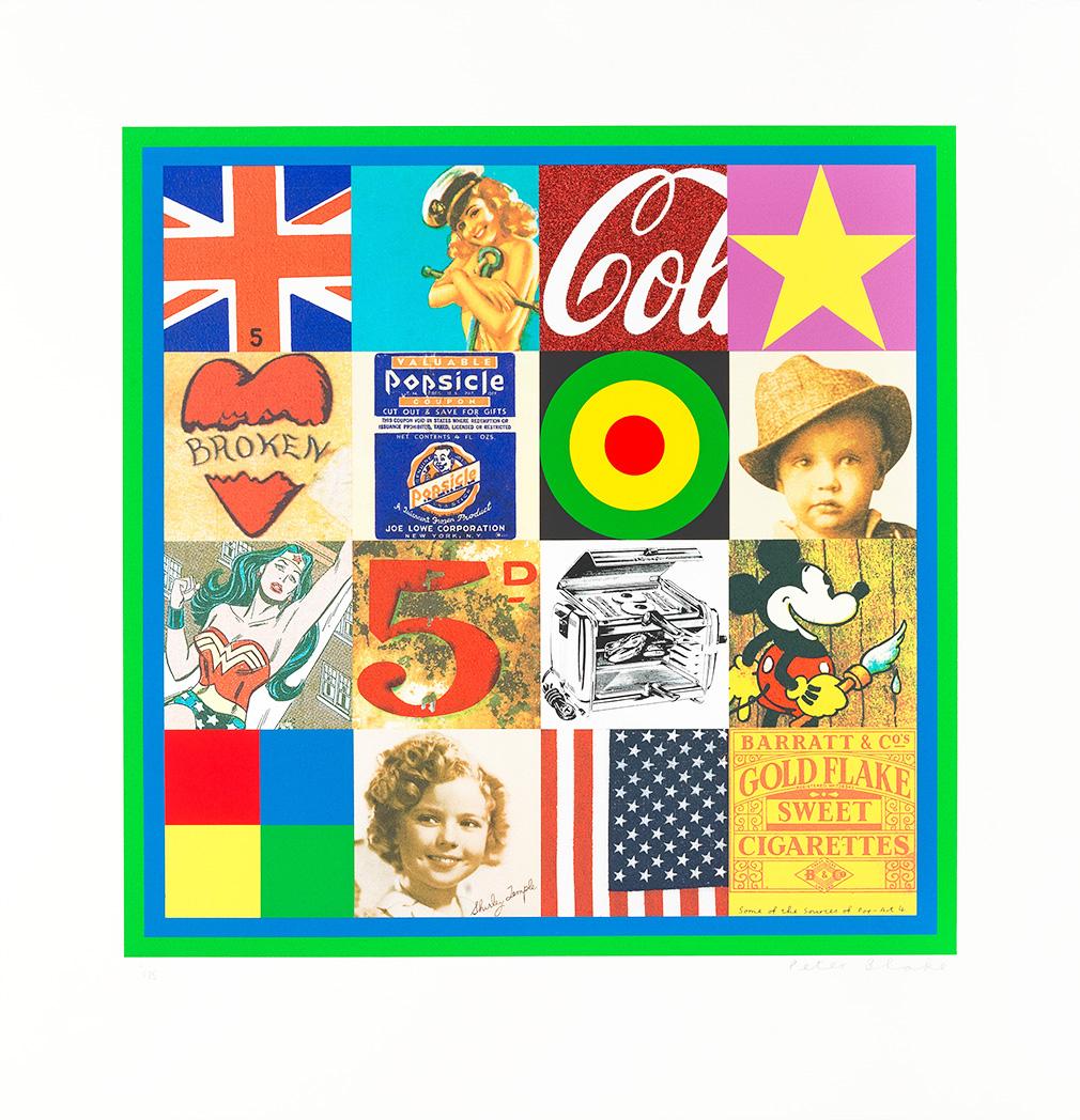 Peter Blake Sources Of Pop Art IV (Signed Print) 2006 | For Sale