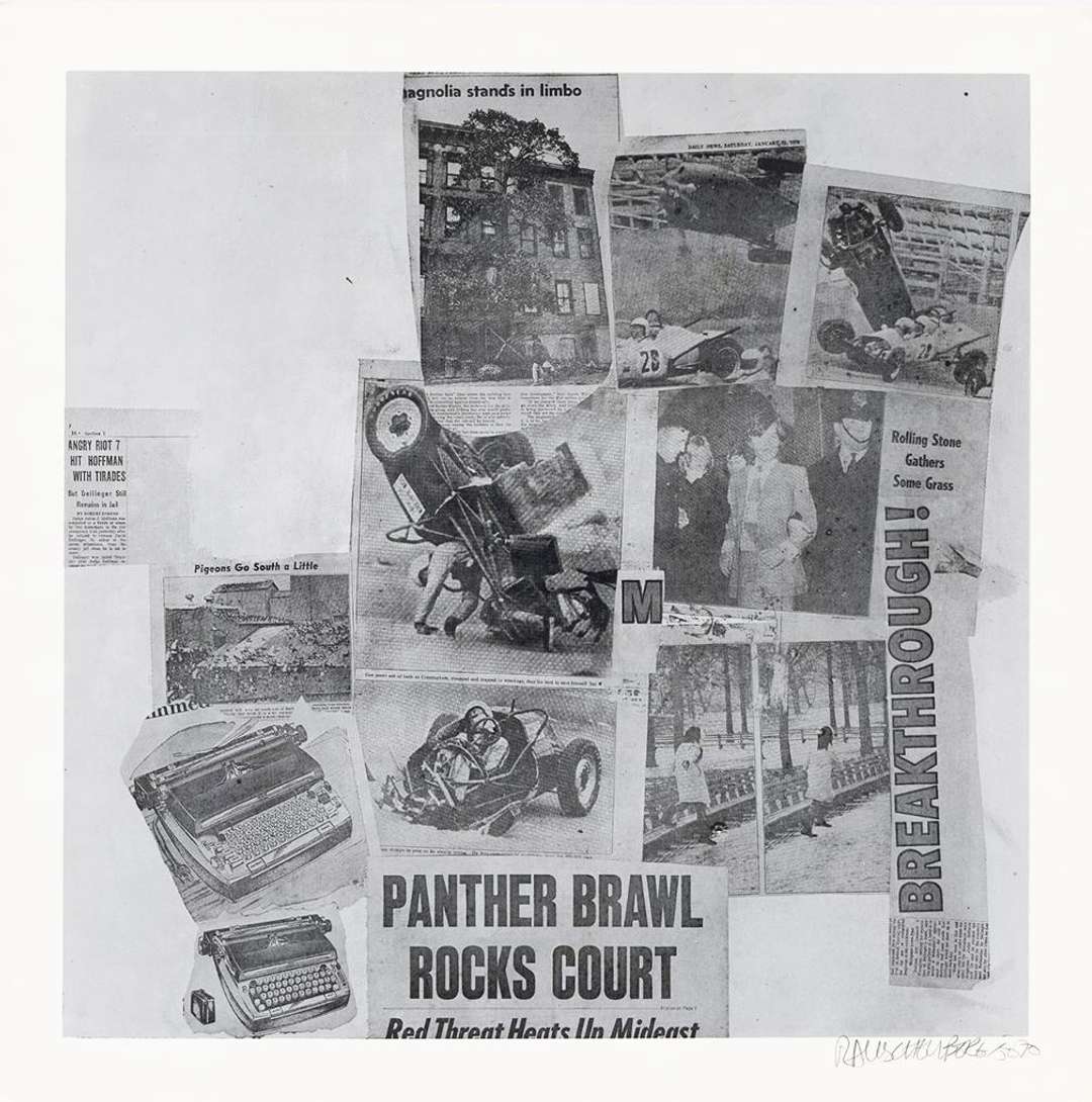 Robert Rauschenberg Features XXIV (Signed Print) 1970 | For Sale