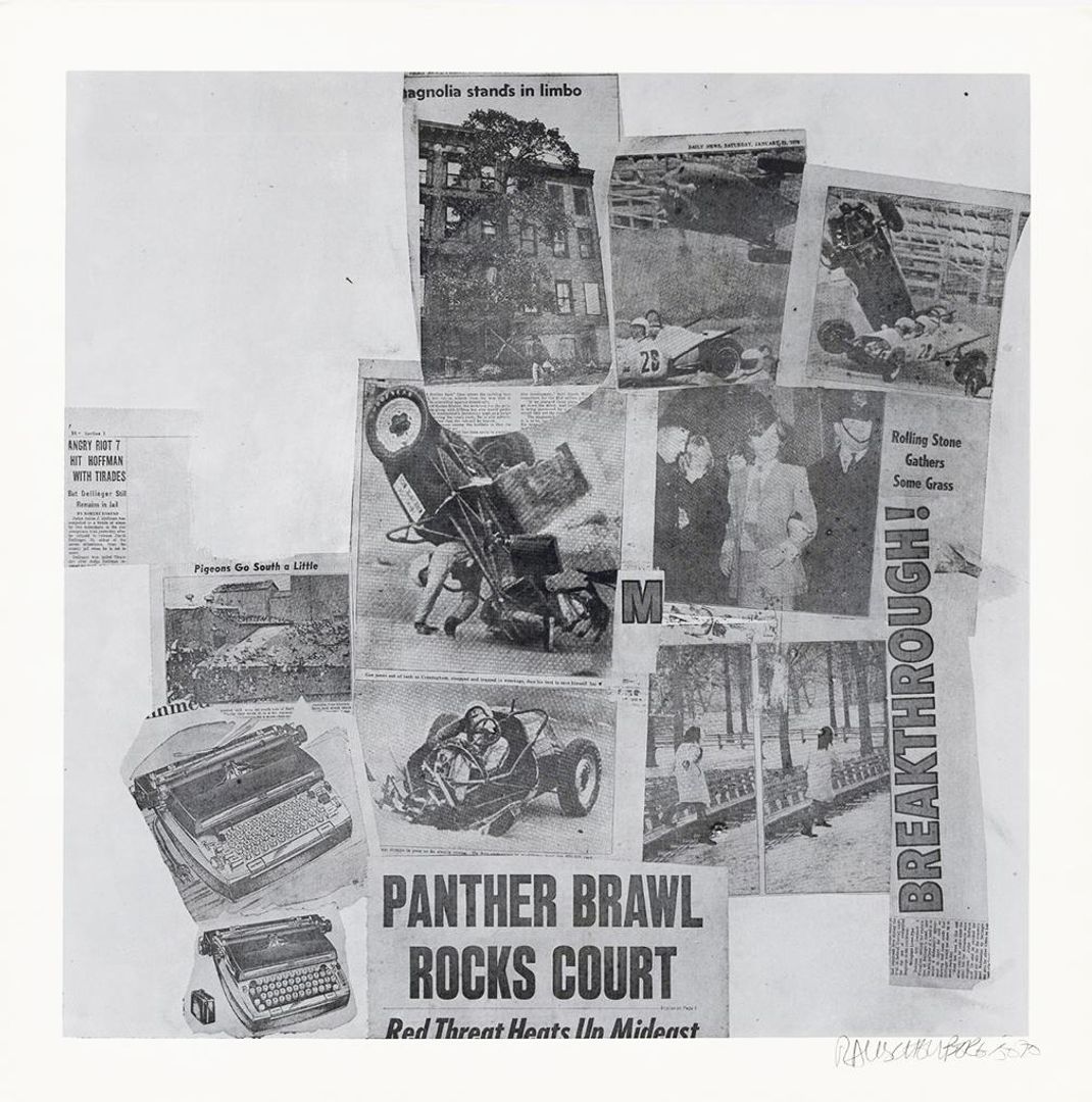 Robert Rauschenberg Features XXIV (Signed Print) 1970 | For Sale