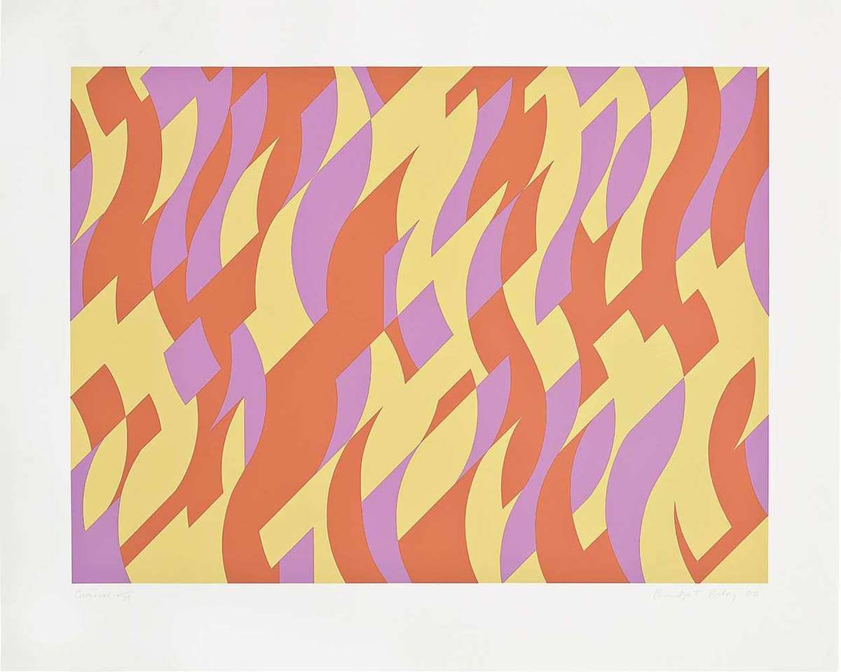 Bridget Riley Carnival (Signed Print) 2000 | For Sale