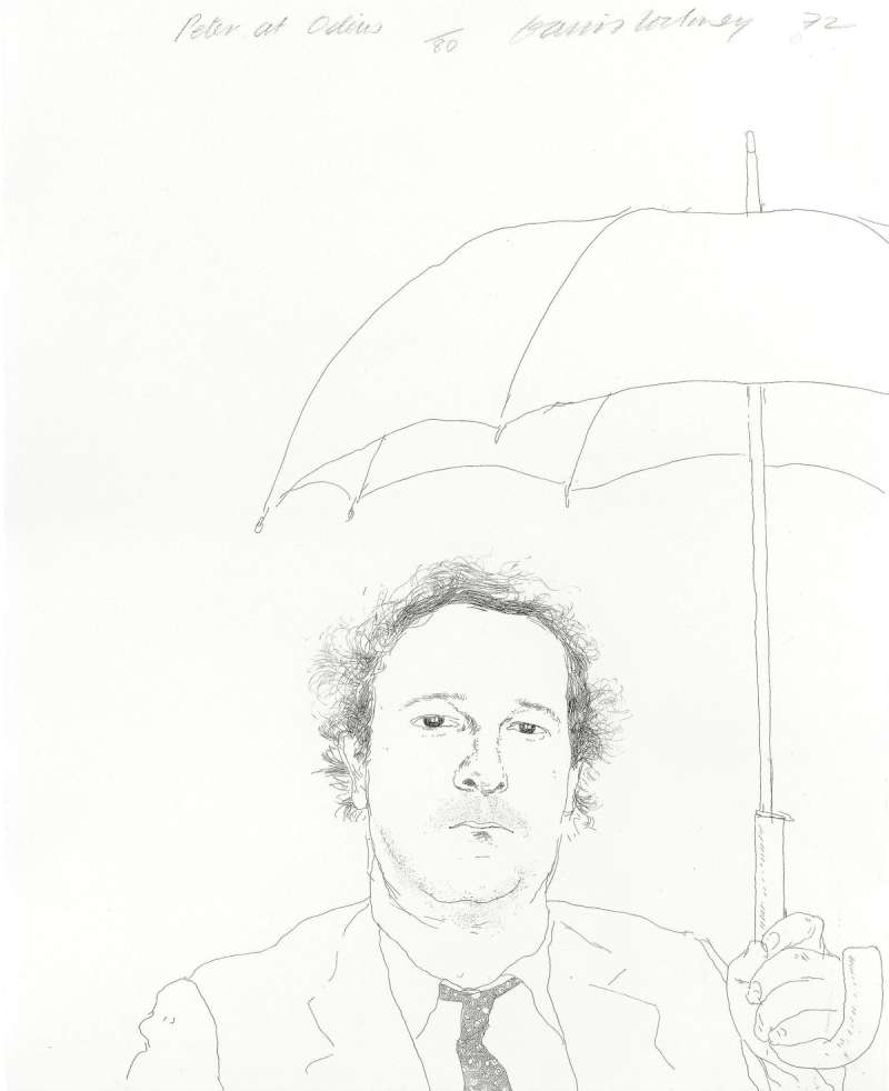 David Hockney Donald Cribb (Signed Print) 1971