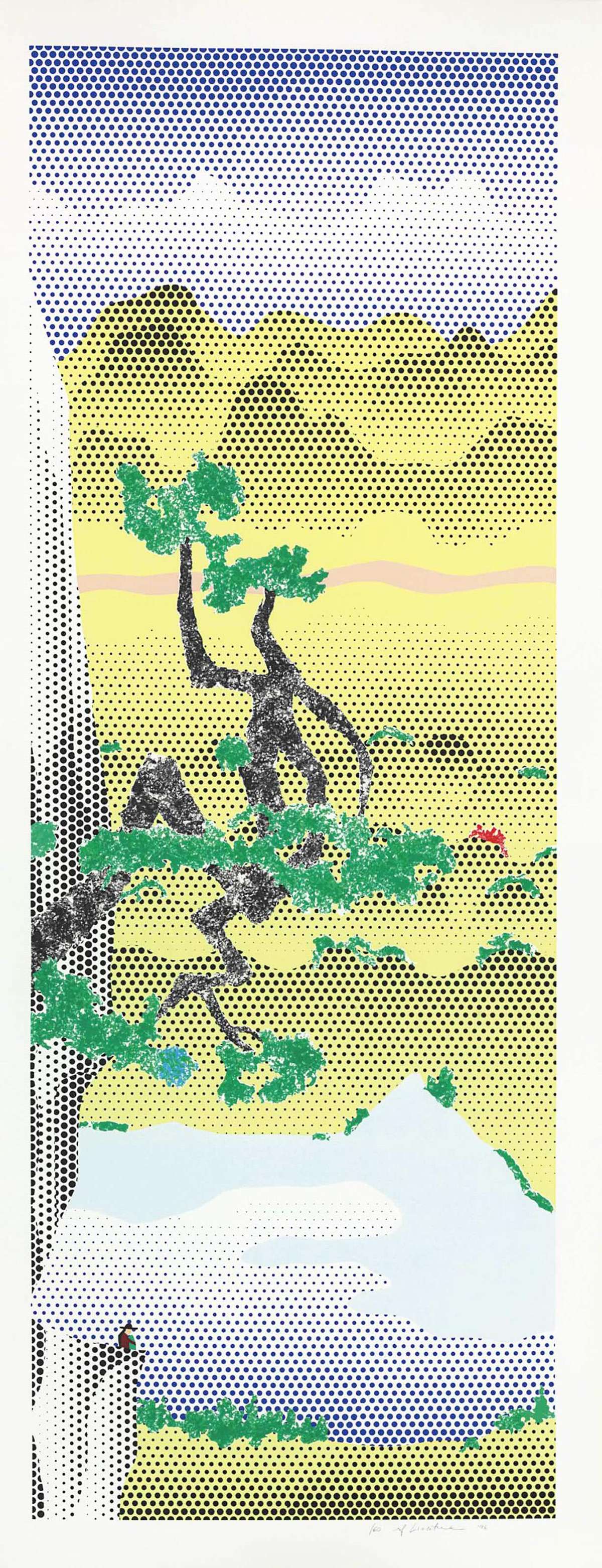 Roy Lichtenstein Landscape With Poet (Signed Print) 1996 | MyArtBroker