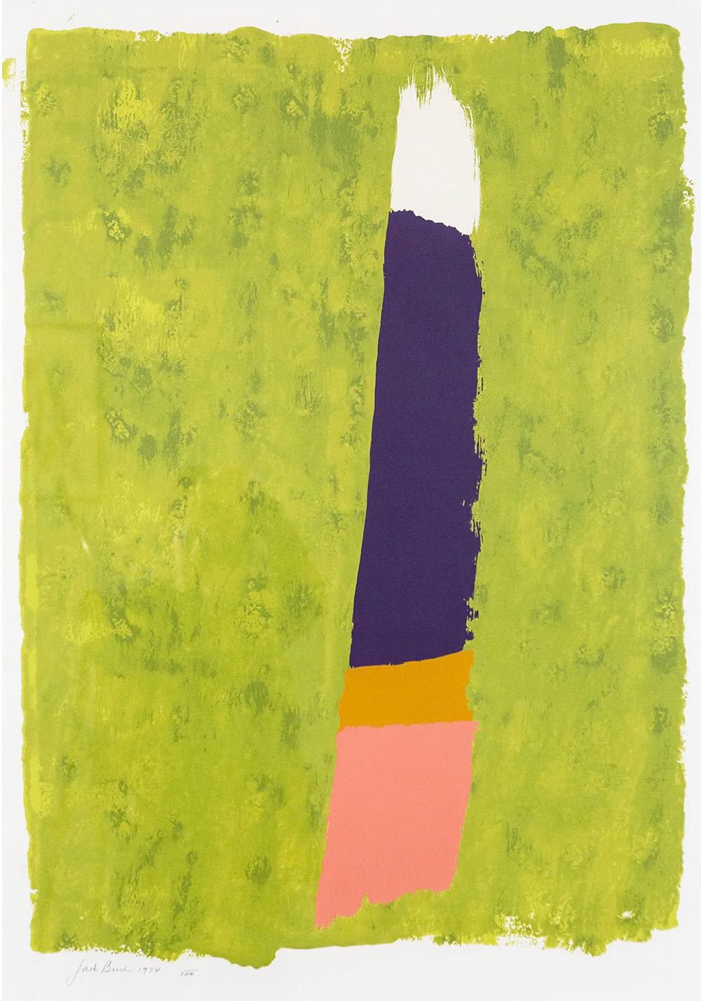 Jack Bush Purple Thrust (Signed Print) 1974 | MyArtBroker